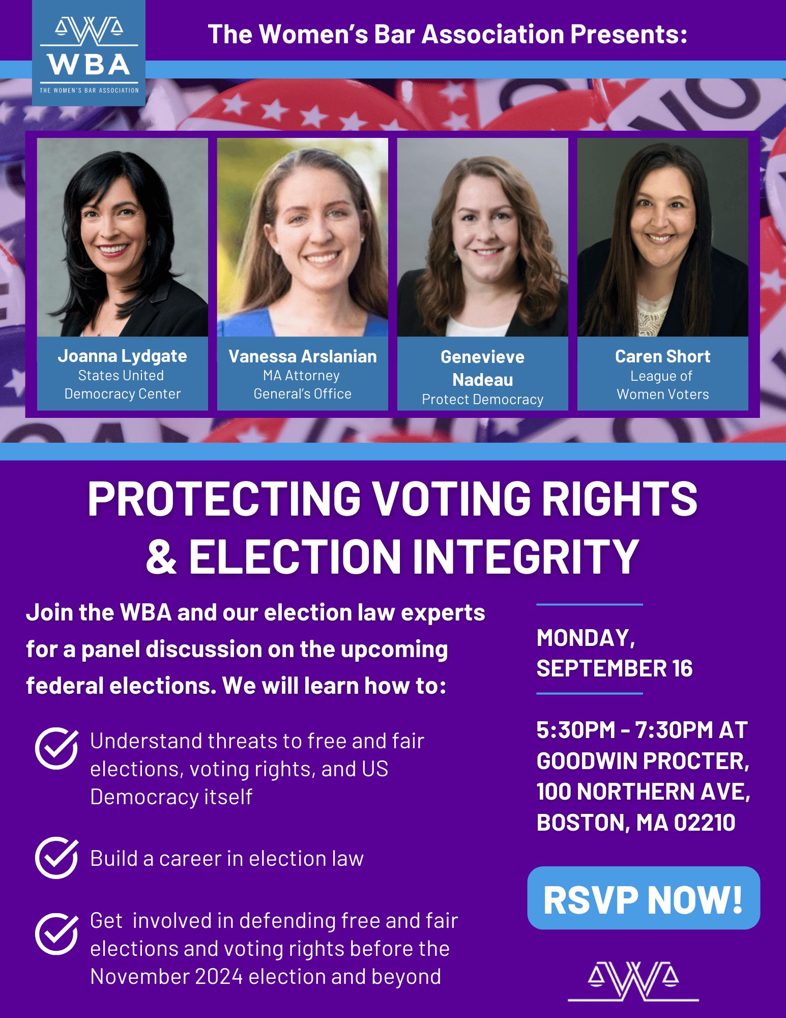 Protecting Voting Rights & Election Integrity | Womens Bar Association